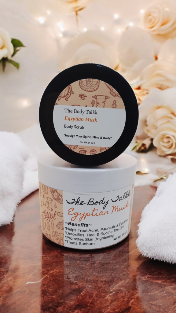 Egyptian Musk Body Scrub | Gentle Exfoliation & Alluring Scent